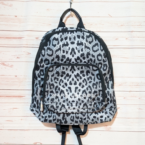 Marc Jacobs | Bags | Sale Marc Jacobs All Star Leopard Printed Backpack ...